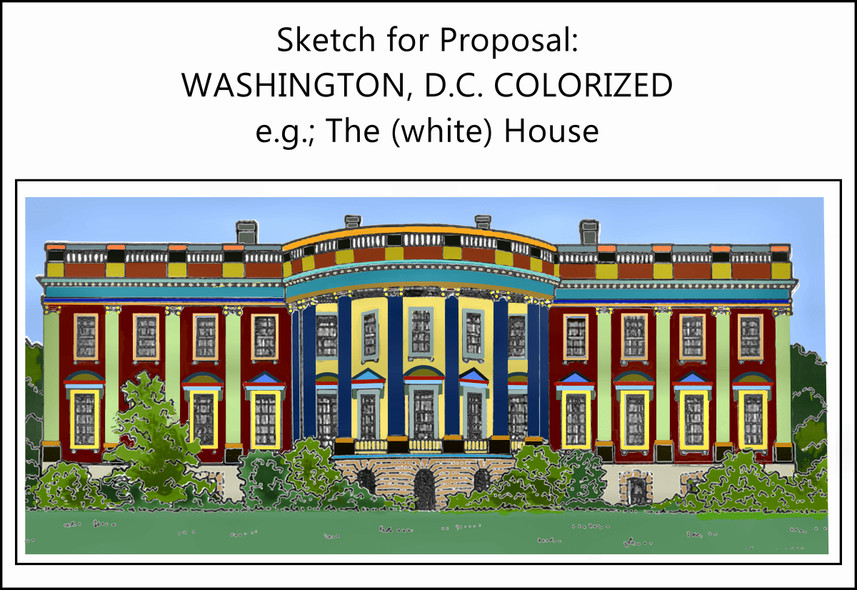 Sketch for Proposal: Washington, D.C. Colorized / in the polychrome ...